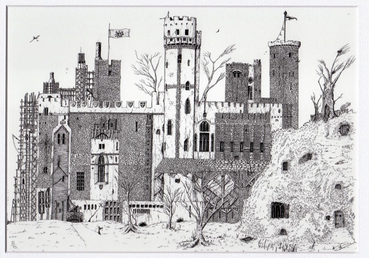 Artwork for sale Old Warwick Castle